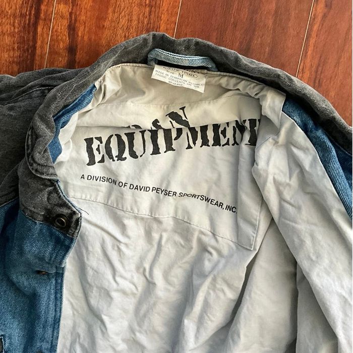 Urban Equipment Vintage 80's BTTF Jeans Denim Jacket Sz Med Marty Mcfly ...