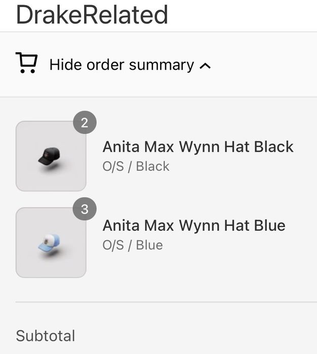 Drake Drake Anita Max Wynn Trucker Hat Blue | Grailed