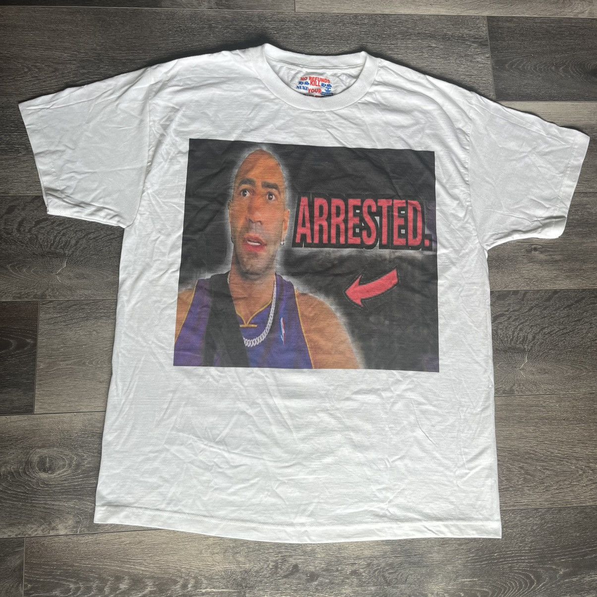 Humor Haunted Starbucks Shadow Wizard Fest Fousey Arrest Logo Tee | Grailed