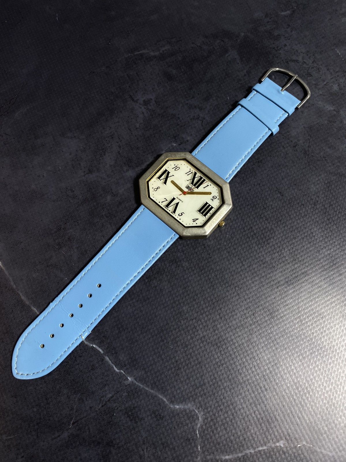 Vintage Vintage Octagonal Watch with Roman Numerals Japanese brand ...