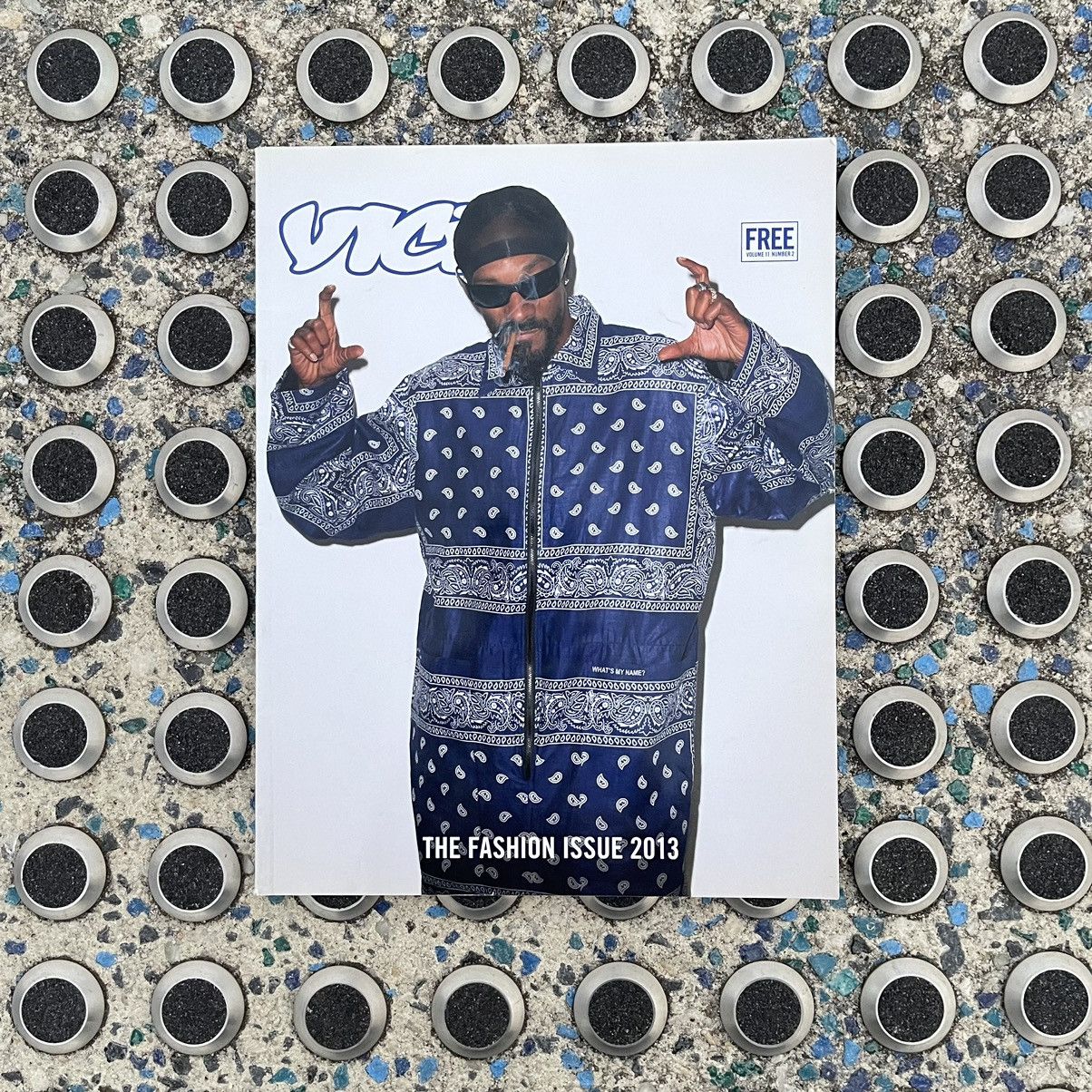 Snoop Dogg × Streetwear × Vintage VICE MAGAZINE SNOOP DOGG FRONT COVER ...