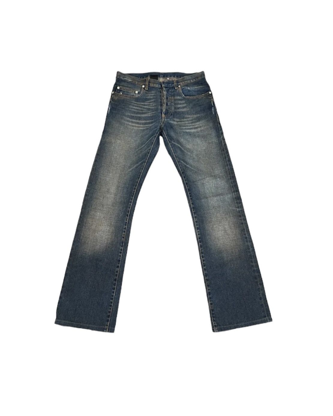 Dior Dior AW05 “GLAM” Flared Zipper Jeans | Grailed