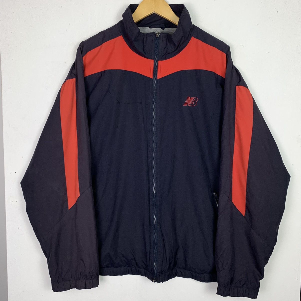 New Balance Vintage 90s New Balance Full Zipper Windbreaker Jacket ...