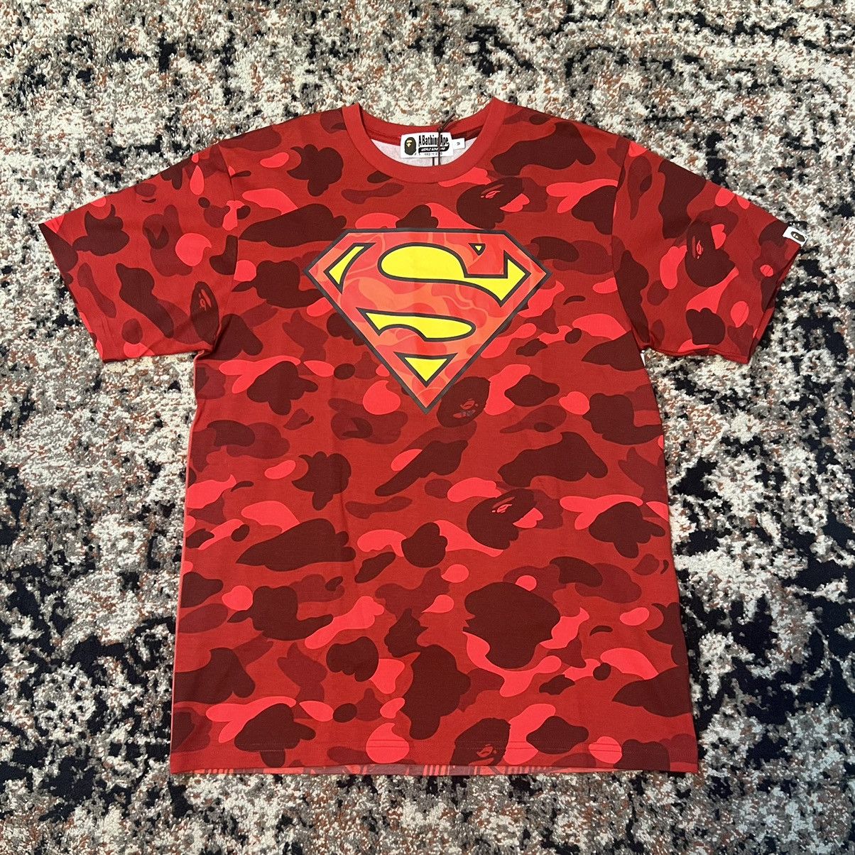 Bape × DC Comics Bape x DC Superman Tee (2021) | Grailed
