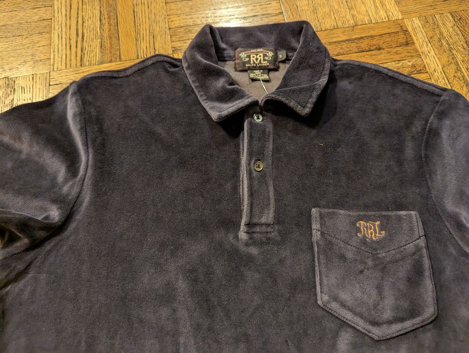 RRL Ralph Lauren "RRL" monogrammed polo | Grailed