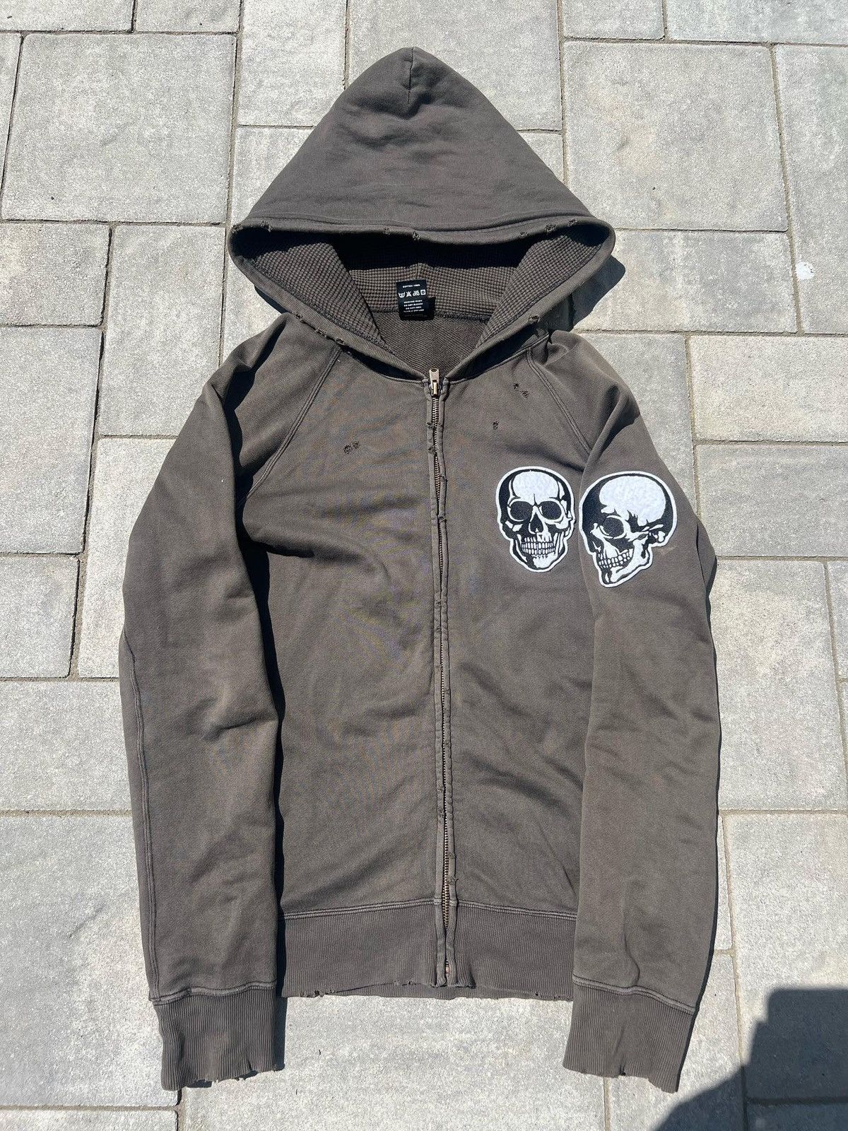 Number (N)ine SS04 Number Nine Double Skull Zip Up | Grailed