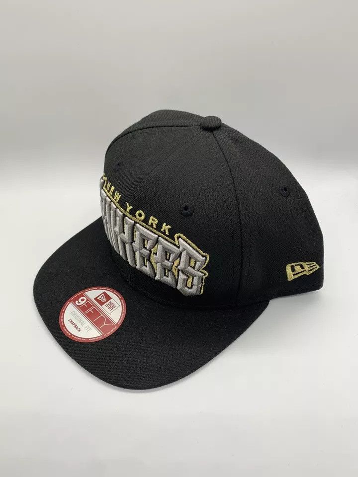 New Era New York Yankees Script Original Fit Hat Snapback Cap | Grailed