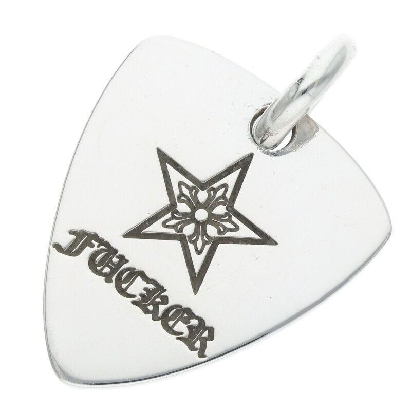 Chrome Hearts Chrome Hearts Guitar Pick Pendant Necklace | Grailed