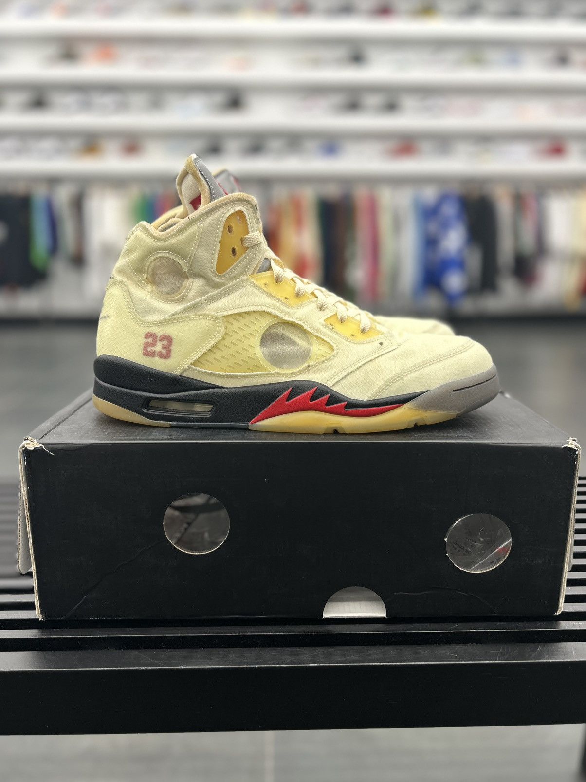 Jordan Brand × Off-White XBSI Jordan 5 Retro “Off-White Sail” | Grailed