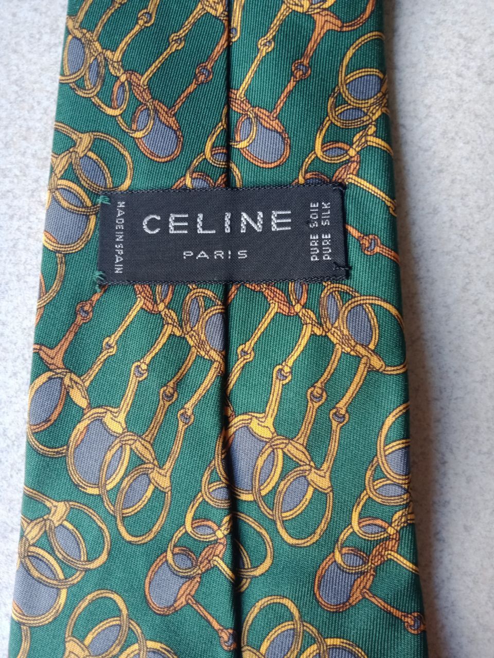 Celine Celine Vintage Silk Tie Iconic Printed | Grailed