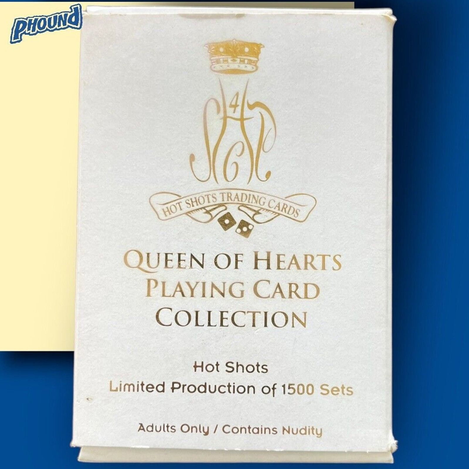 Vintage HOT SHOTS Queen of Hearts Playing Card Full Deck 2 1107/1500 ...