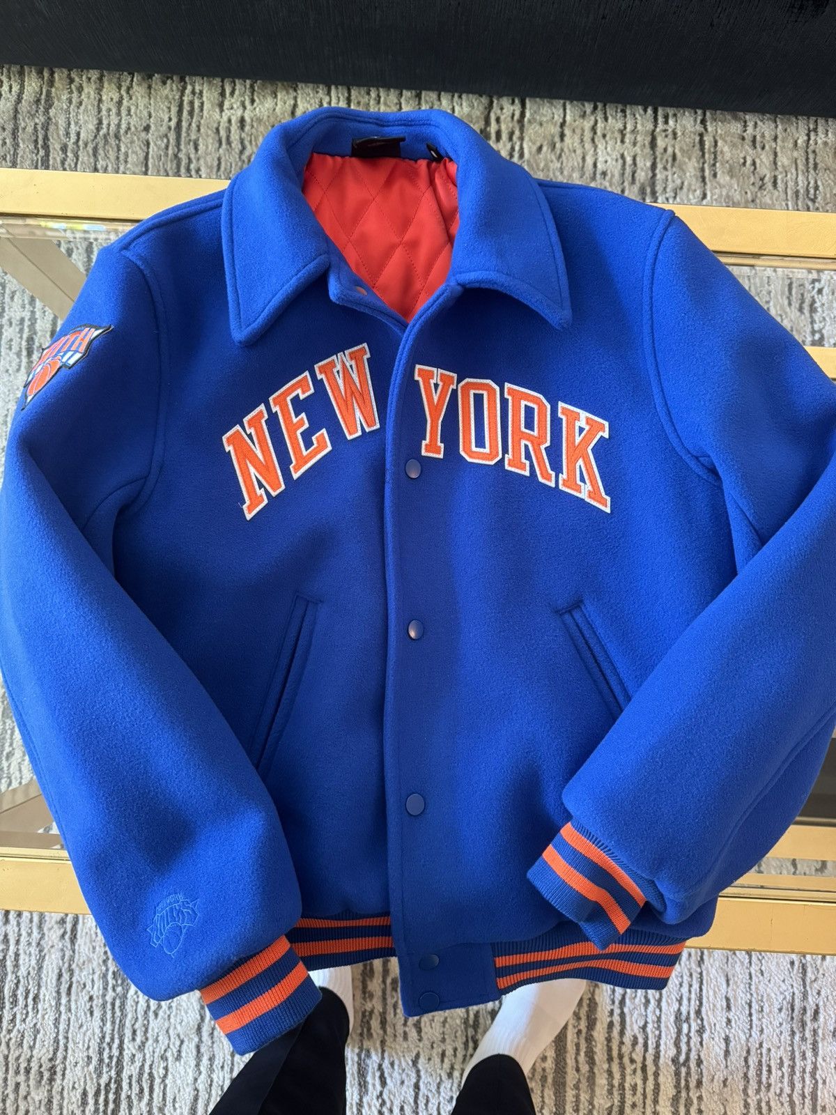 Kith Kith Knicks Wool Coach Jacket | Grailed