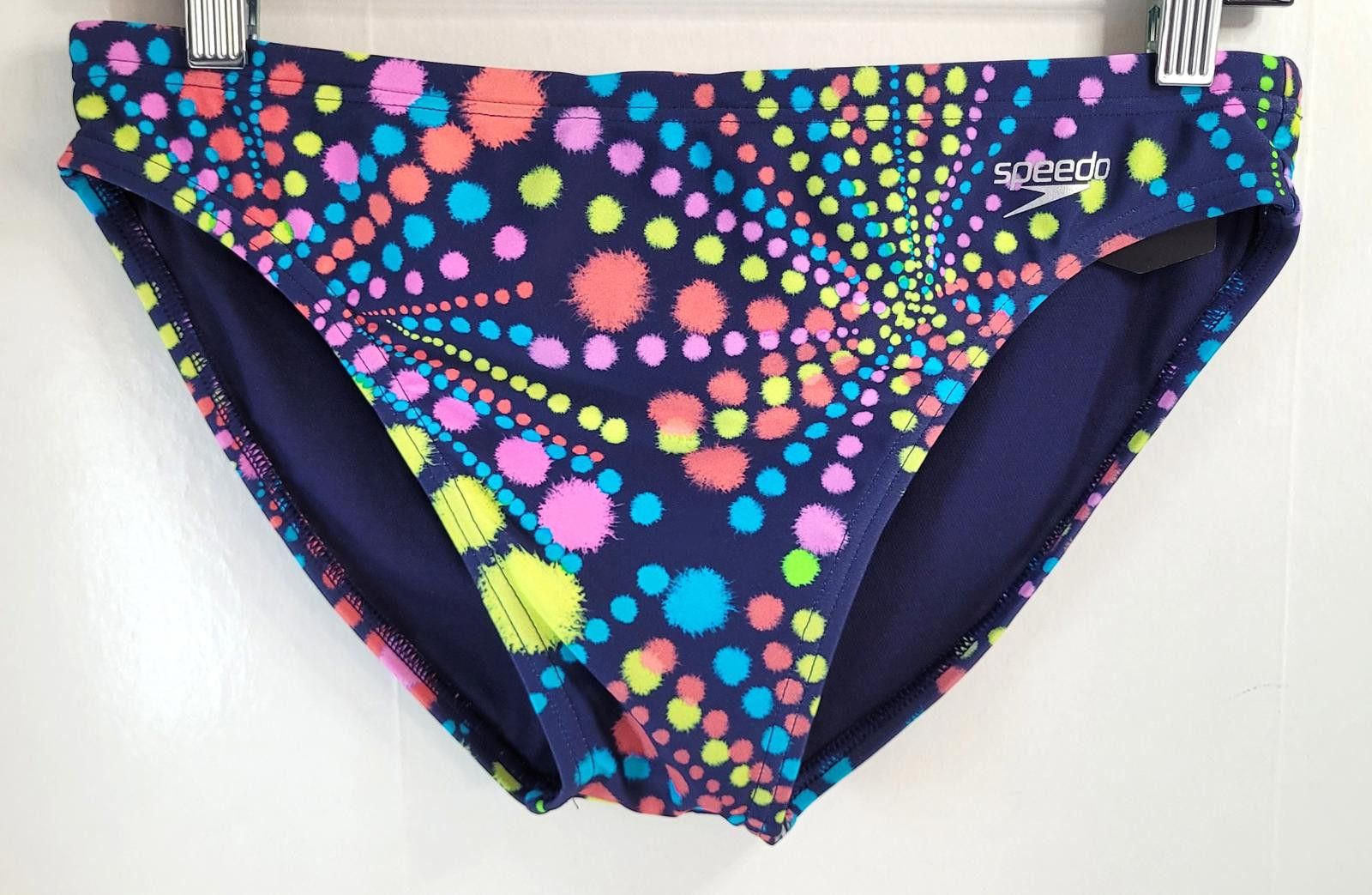 Speedo Speedo Men's 34 Swim Brief Navy Multicolor Dot Print NEW | Grailed