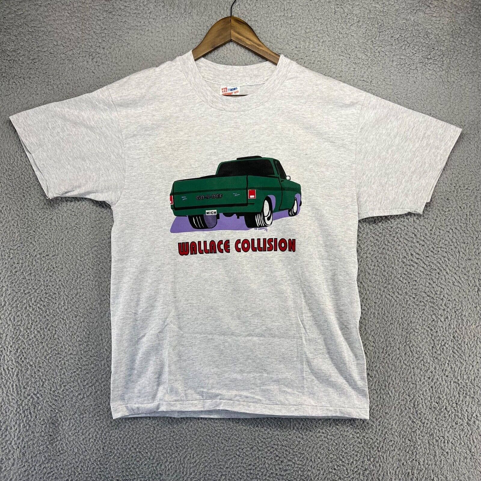 Vintage Vintage Truck Collision Shirt Large Single Stitch USA 90s | Grailed