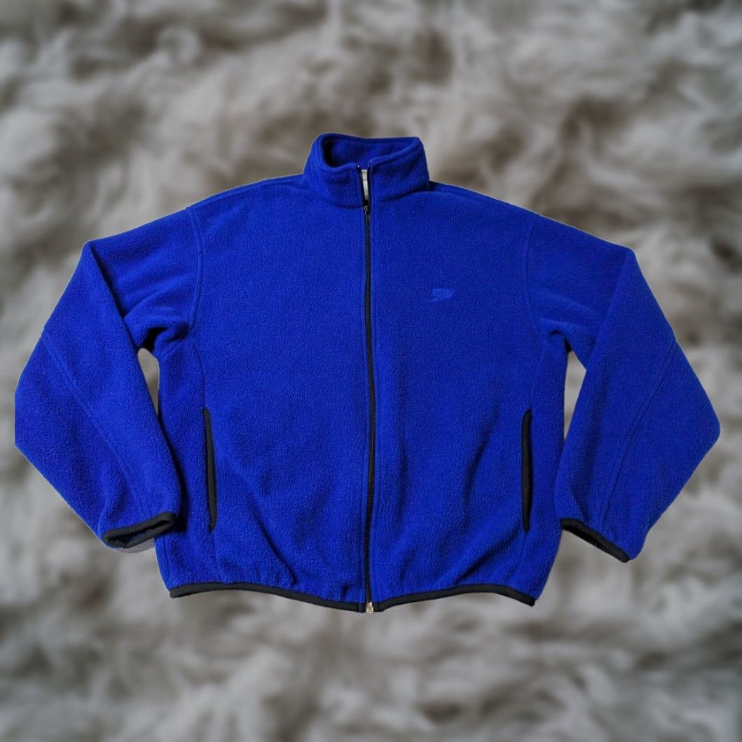 Speedo Speedo Polar Fleece Mens Blue Full Zip Long Sleeve Jacket | Grailed