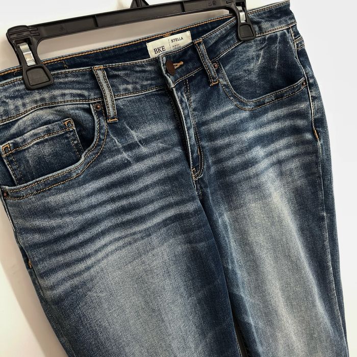 Bke BKE Denim Stella Jeans Slim Fit Low Rise Straight 32x32 Blue | Grailed