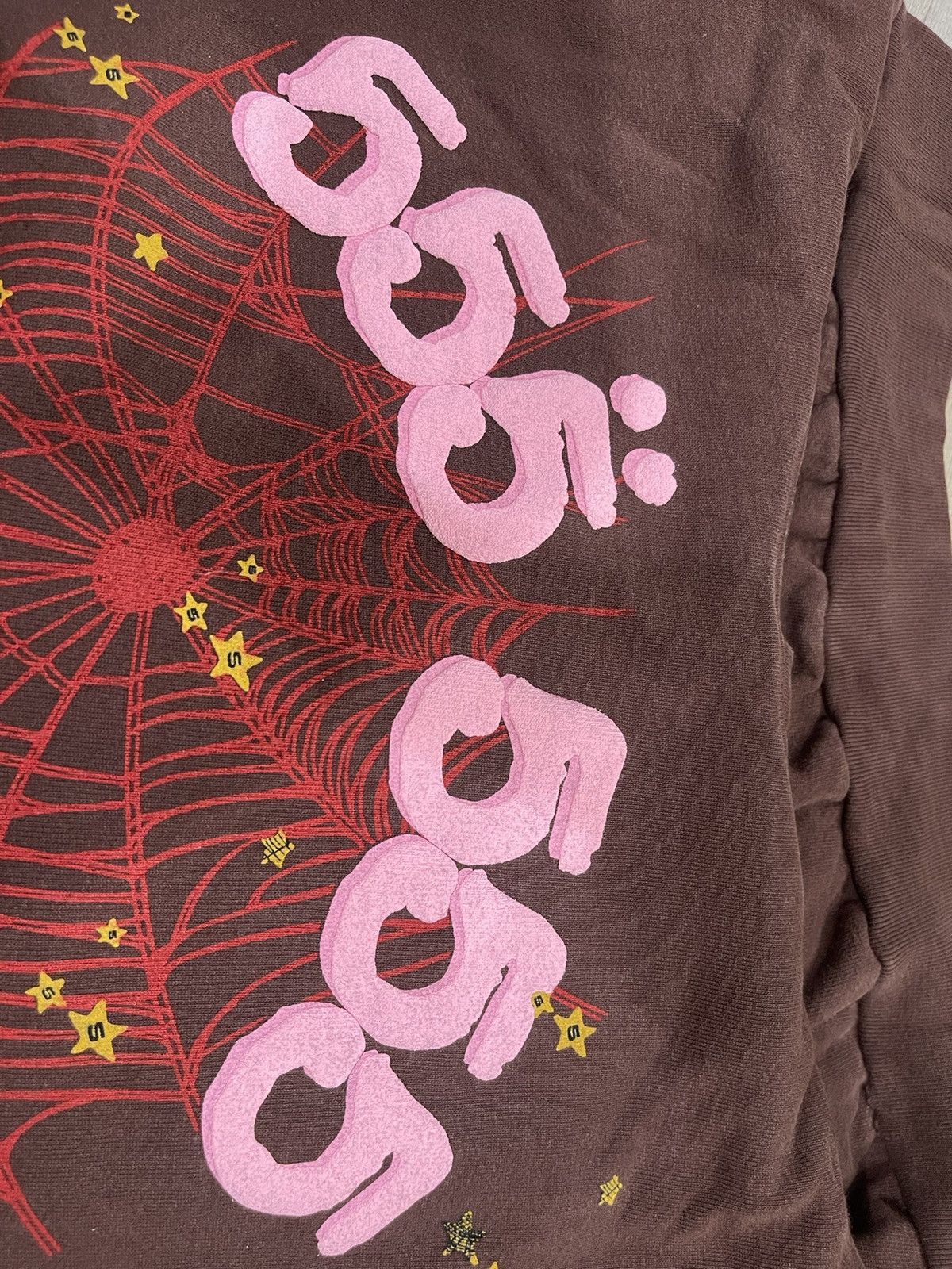 Spider × Young Thug Sp5der X Young Thug Brown 555 Hoodie READ ...