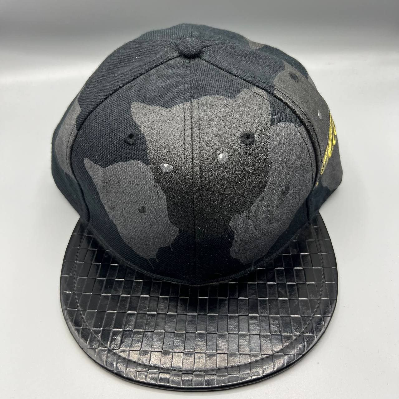 Jordan Brand Air Jordan Hat Men 7 5/8 Black Cat Jumpman Fitted Cap ...