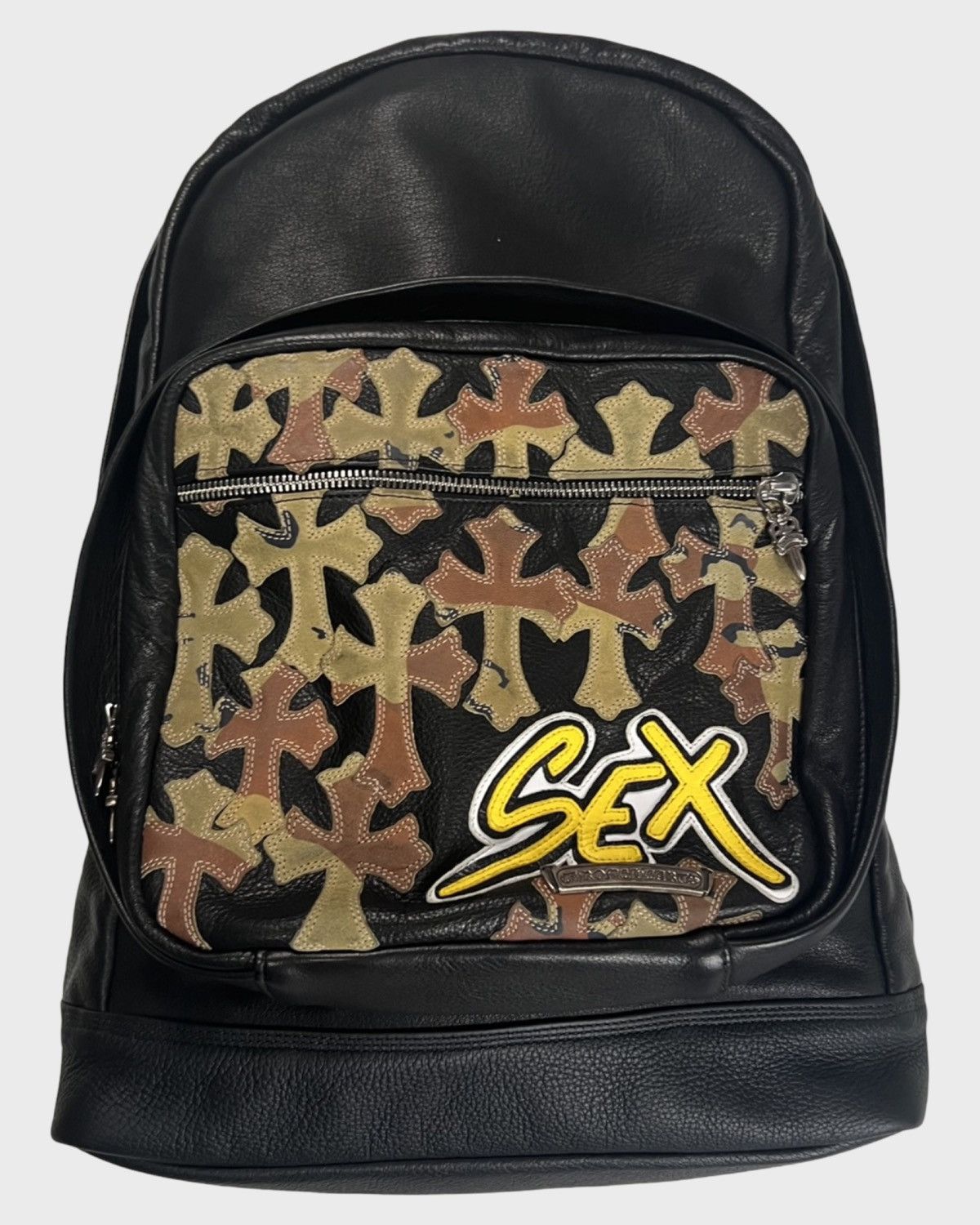 Chrome Hearts CHROME HEARTS SEX RECORDS CAMO CROSS PATCH LEATHER ...