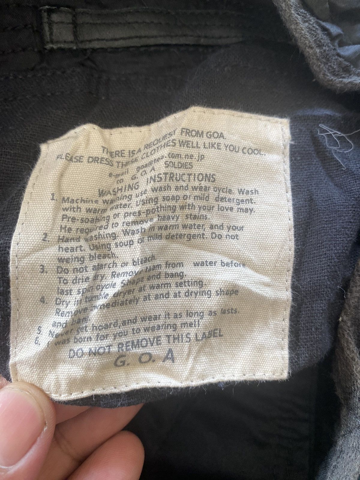 GOA GOA bono Jacket | Grailed