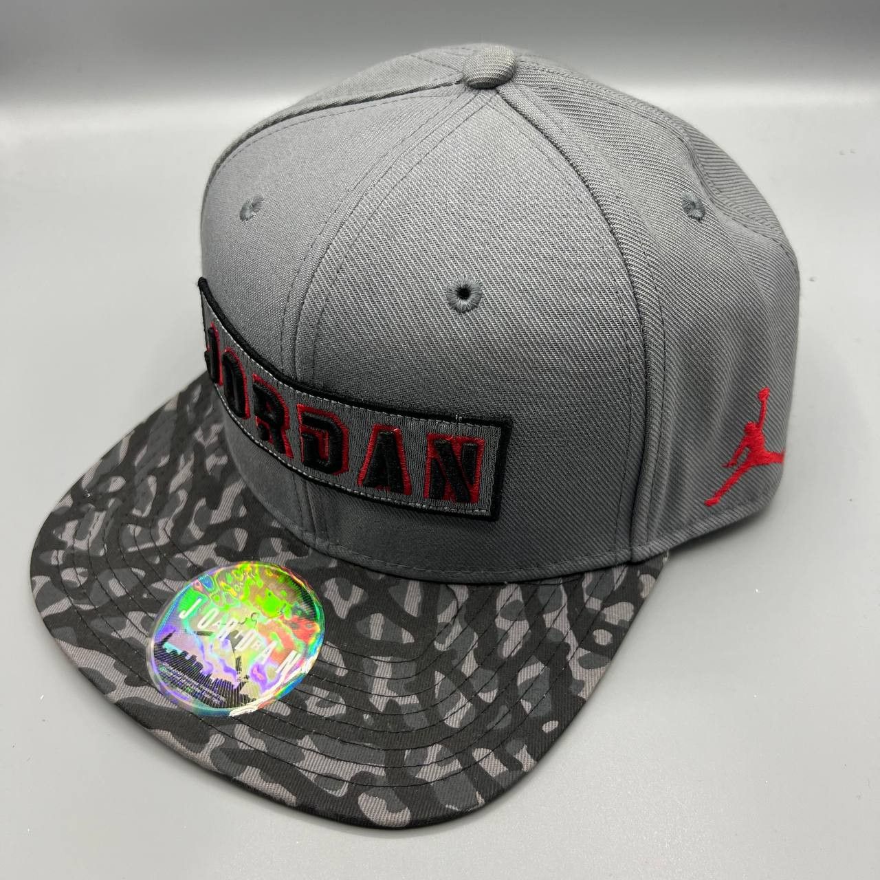 Jordan Brand Air Jordan Hat Men Gray Camo Jumpman Snap Back Cap | Grailed