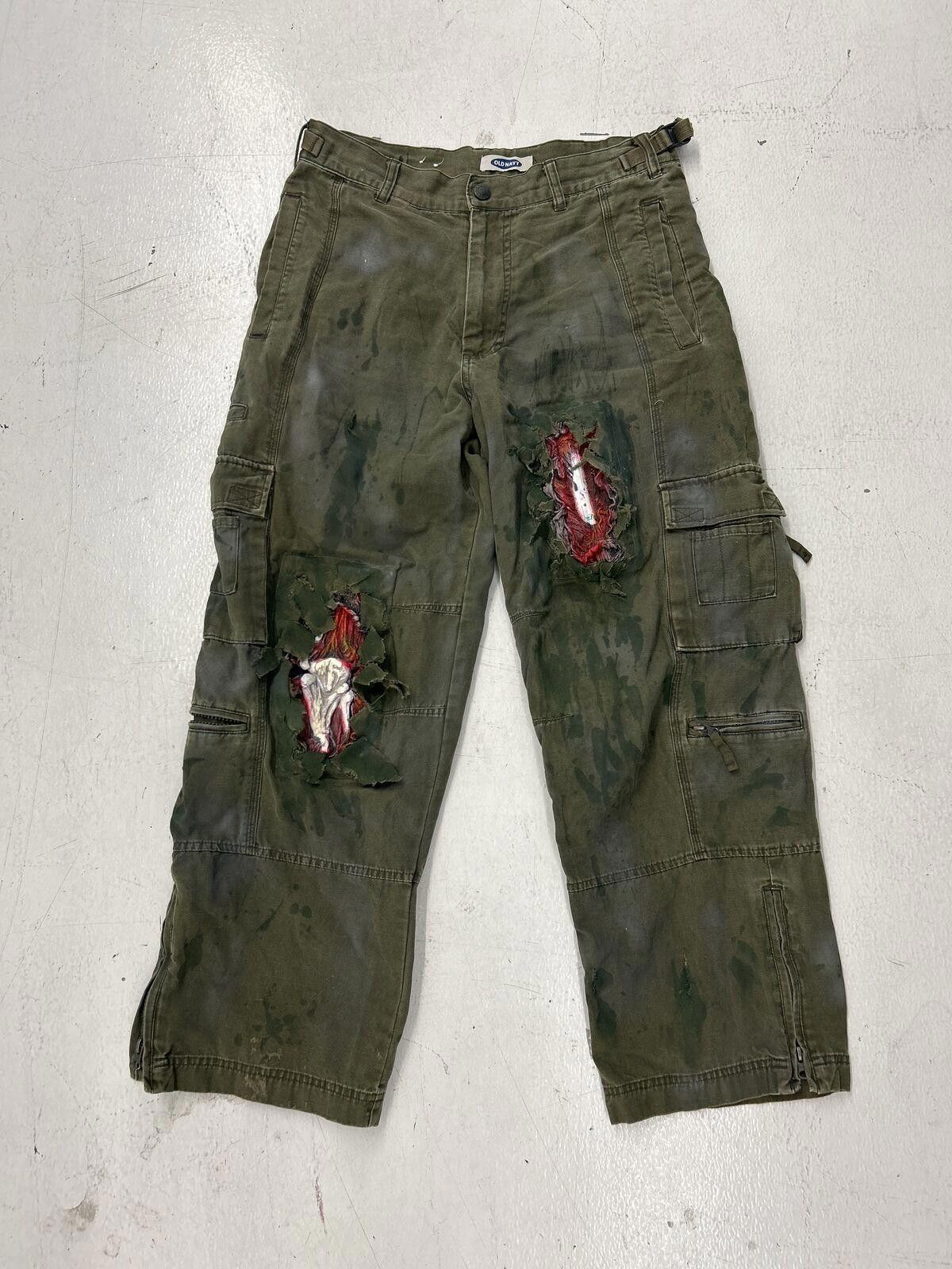 Designer Military Cargo Custom Zombie Craft Pants | Grailed