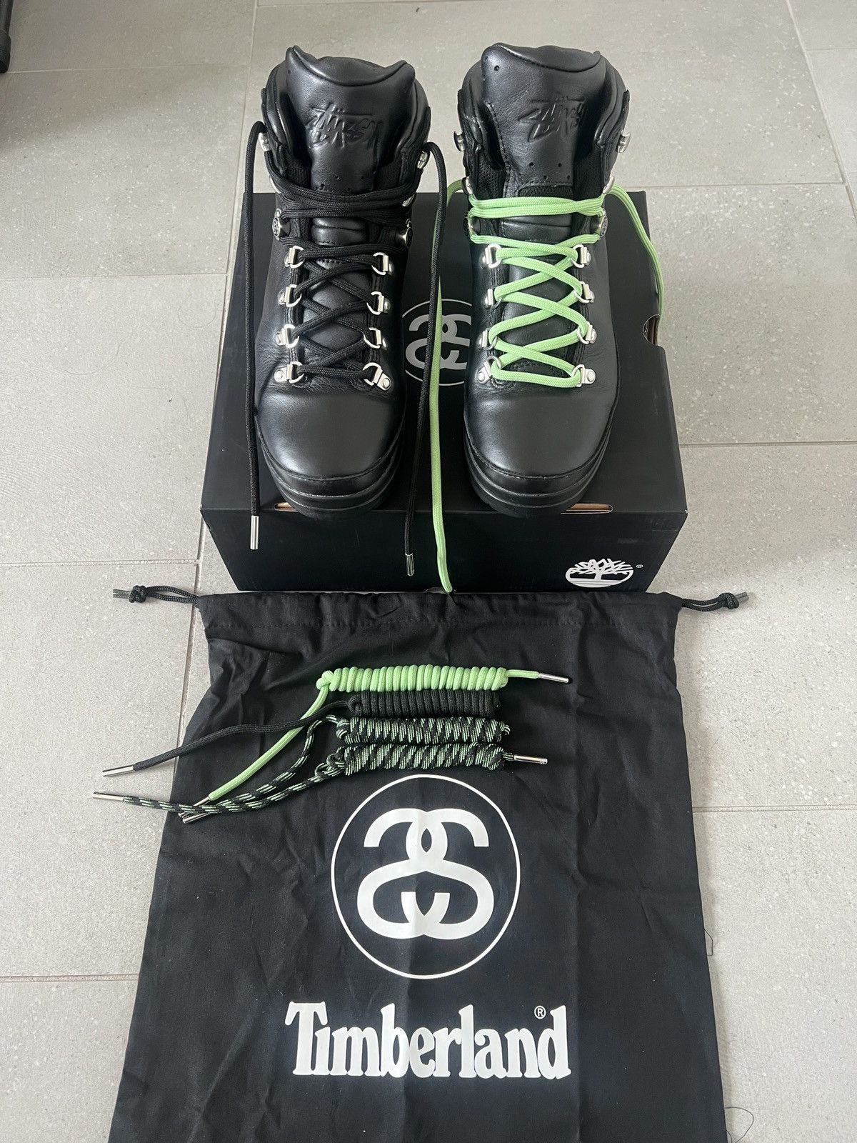 Stussy × Timberland Stussy x Timberland World Hiker Boots Stussy × Timberland Stussy x Timberland World Hiker Boots