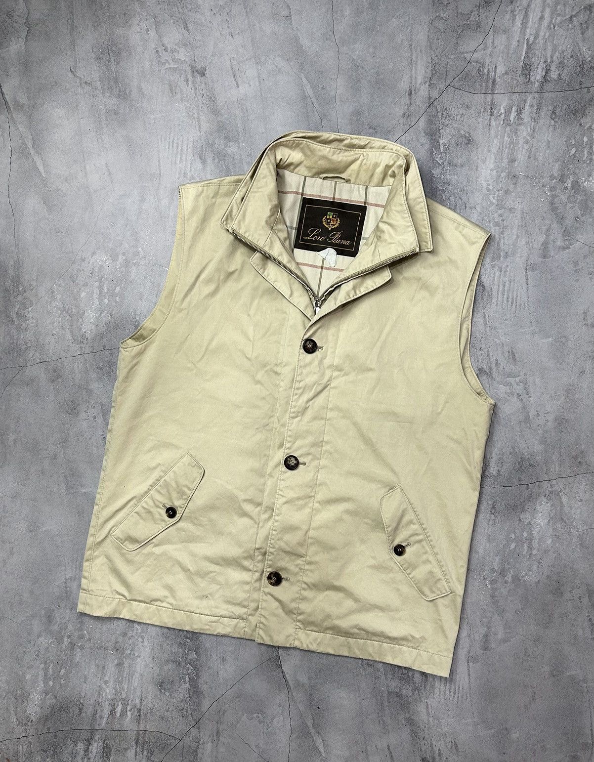Loro Piana × Luxury × Vintage Vintage Loro Piana horsey gillette vest ...