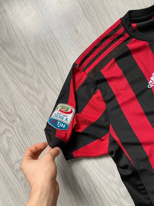 Vintage VINTAGE BLOKE CORE AC MILAN SOCCER JERSEY | Grailed