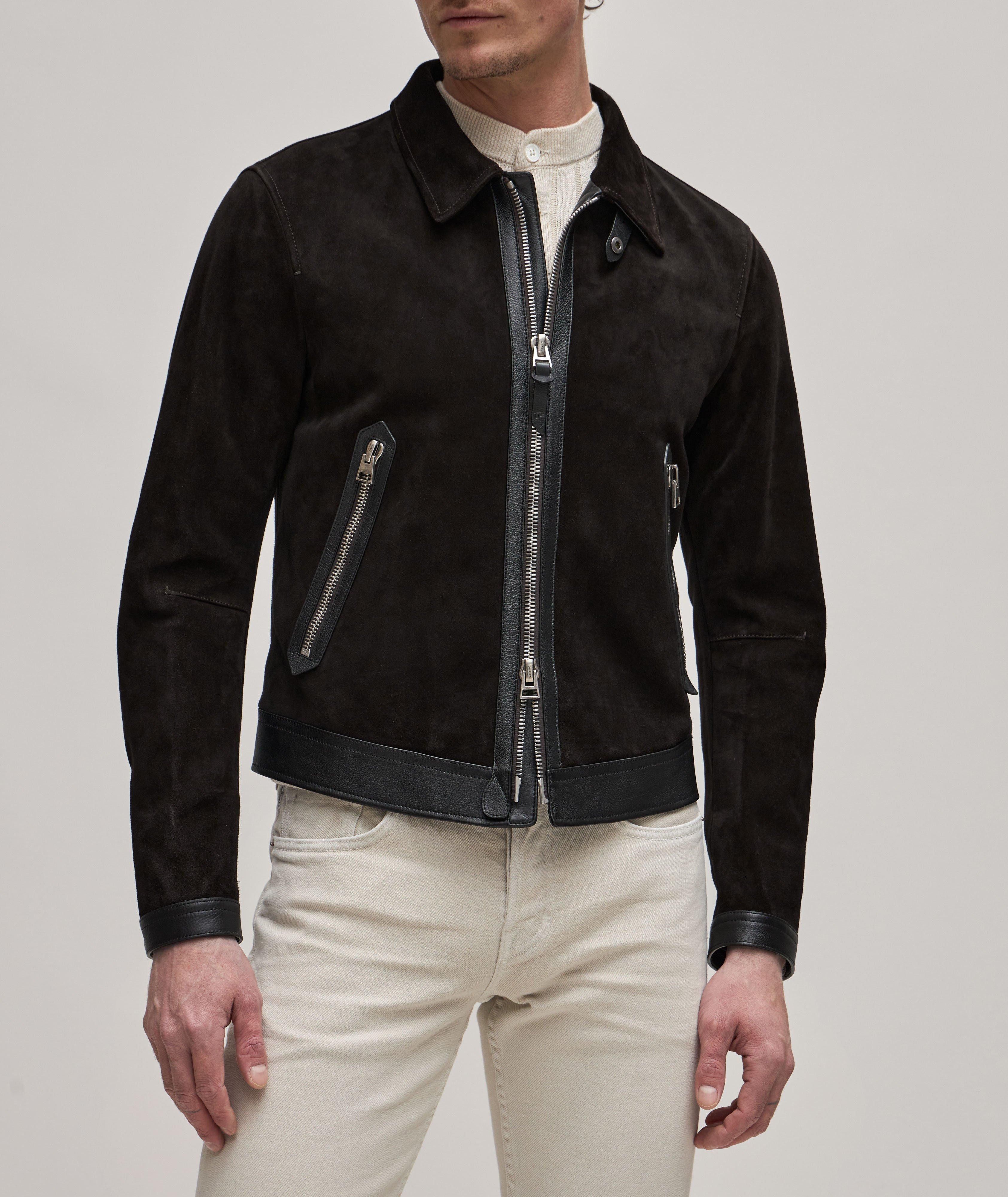 Tom Ford A Menswear Grail: Very Rare Suede Contrast Jacket, Godly | Grailed