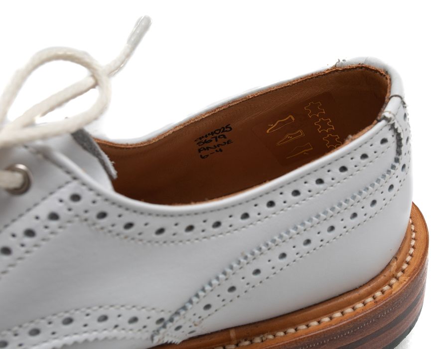 Trickers TRICKERS Anne Wing Tip Country Brogues White | Grailed