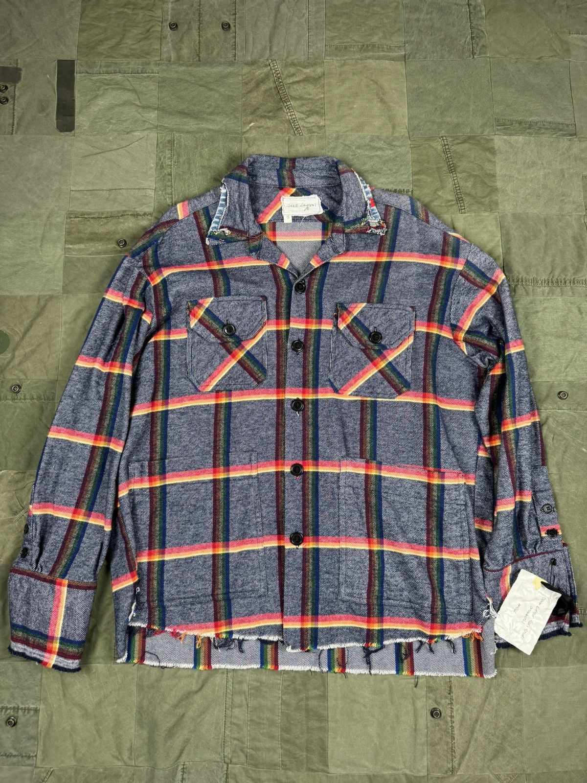 Greg Lauren Denim Edged Boxy Studio | Grailed