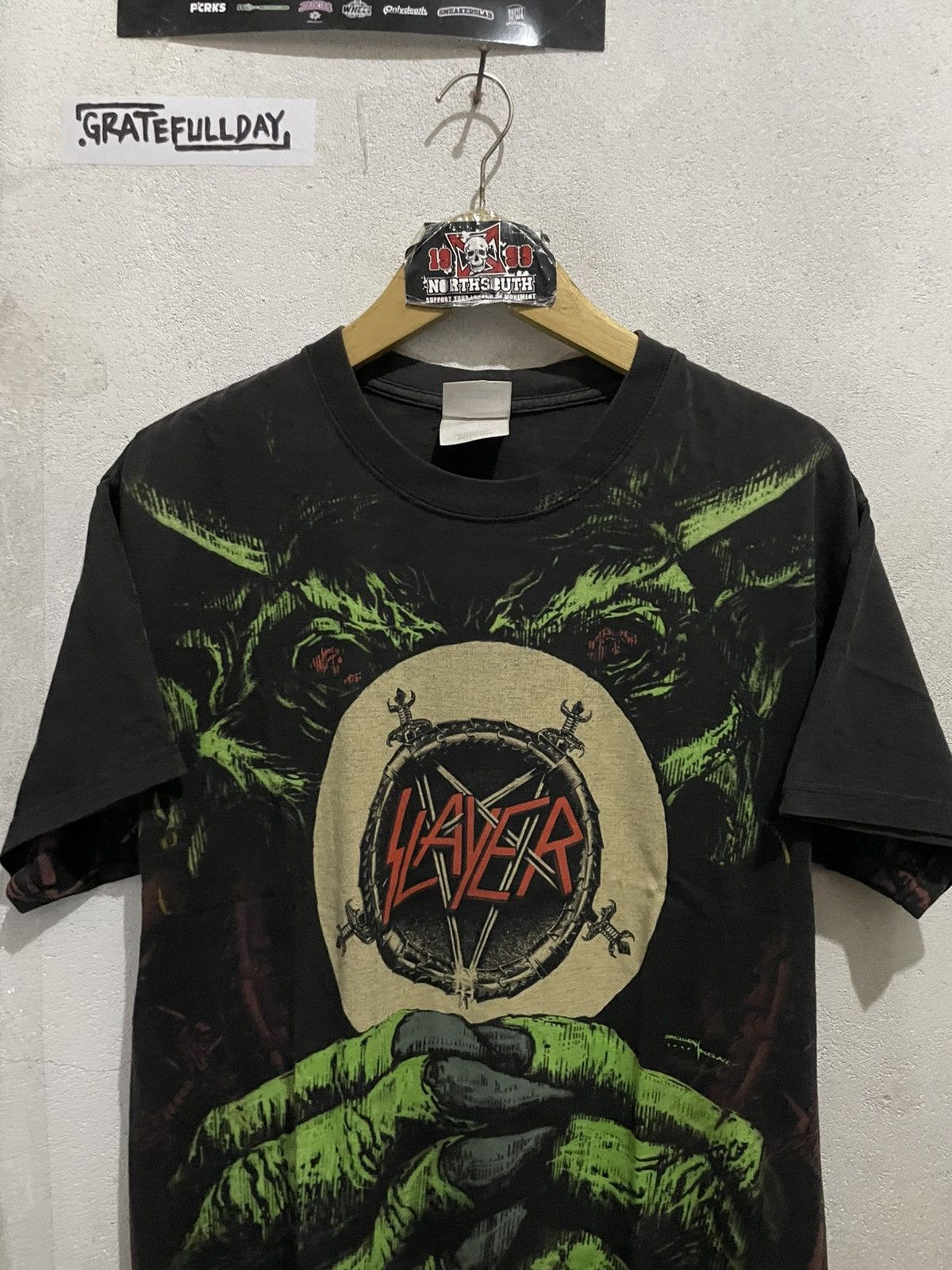 Band Tees Y2K Satanic Slayer 90s Hysteric Glamour Style Gothic Style ...