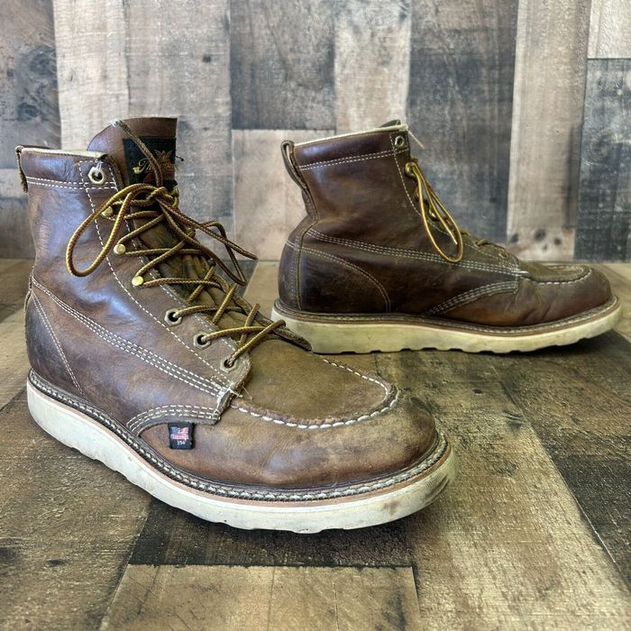 Thorogood Thorogood 814-4203 6" Moc Toe American Heritage Boots 11 D ...