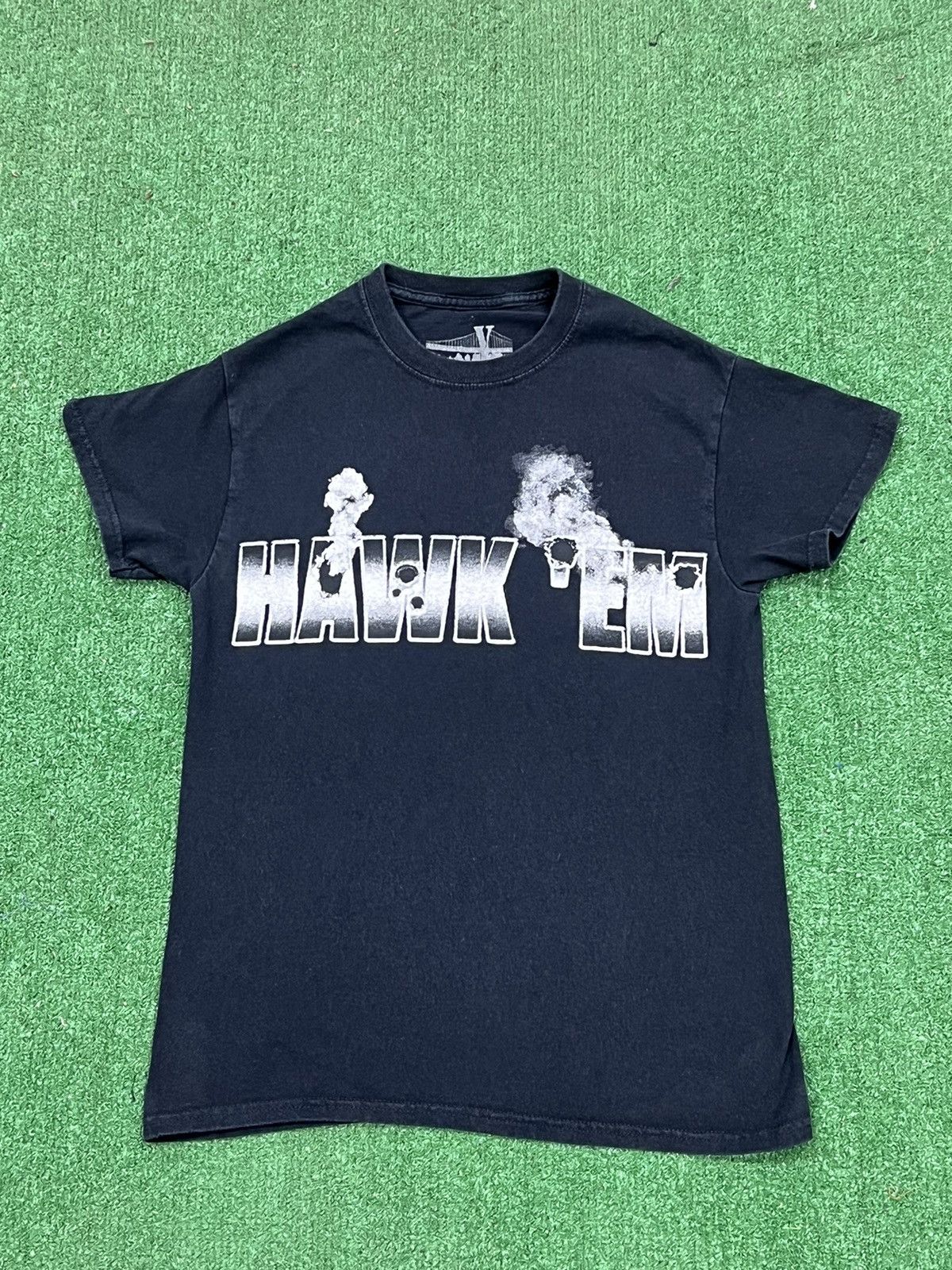 Rap Tees Vlone x Pop Smoke Meet The Woo 2 Hawk Em Tee | Grailed