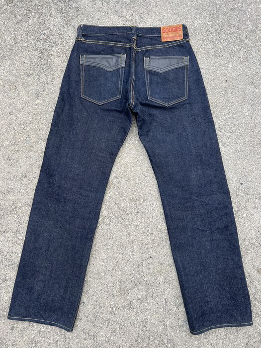The Flat Head The Flat Head Googies G35 Dark Blue Denim Selvedge Jeans | Grailed