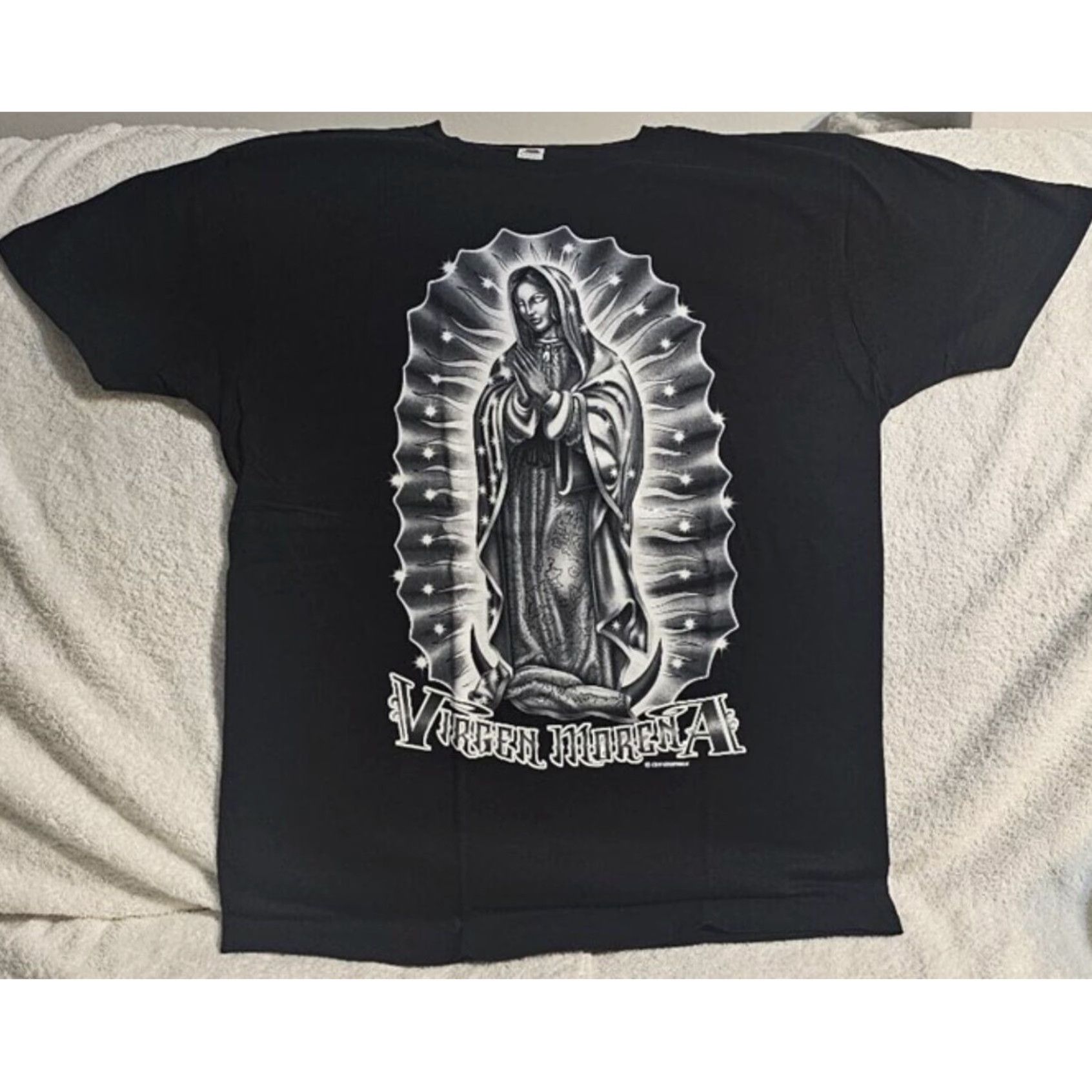 Vintage Virgin Mary Our Lady of Guadalupe Virgen Morena Star Devotional ...