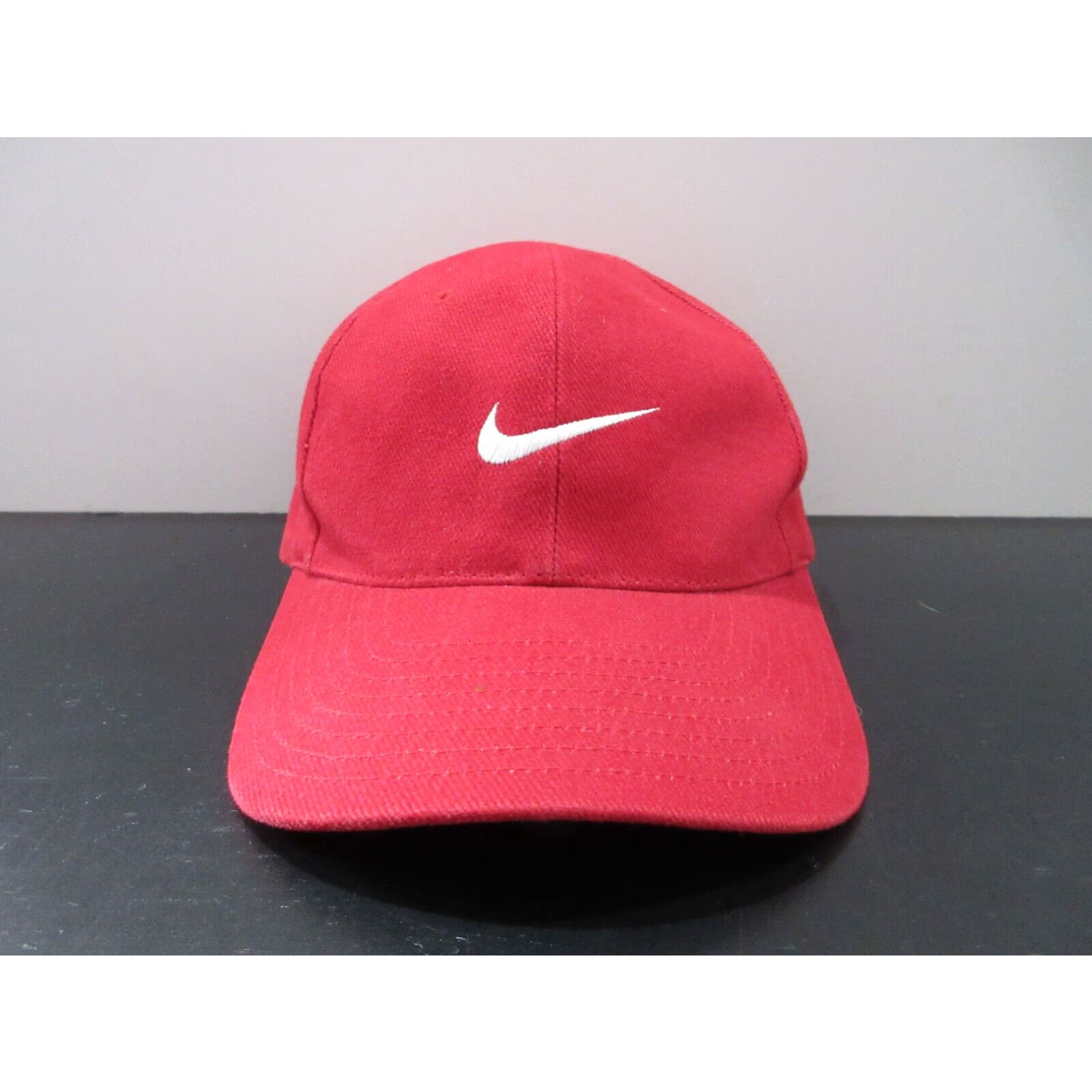 Nike Authentic Red and White Baseball Style Adjustable Cap with Iconic ...