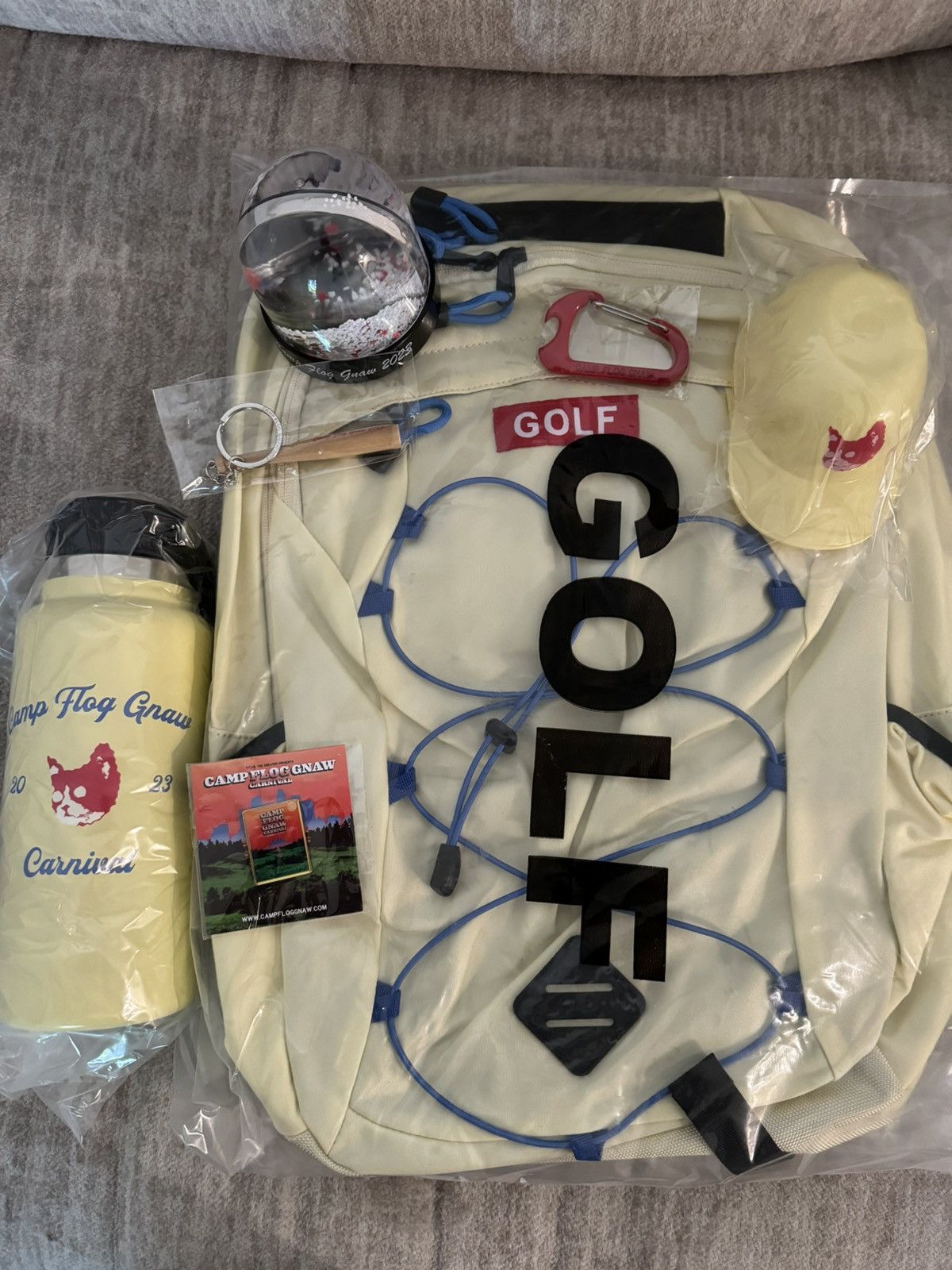 Golf Wang × Tyler The Creator Camp Flog Gnaw VIP 2023 Merch | Grailed