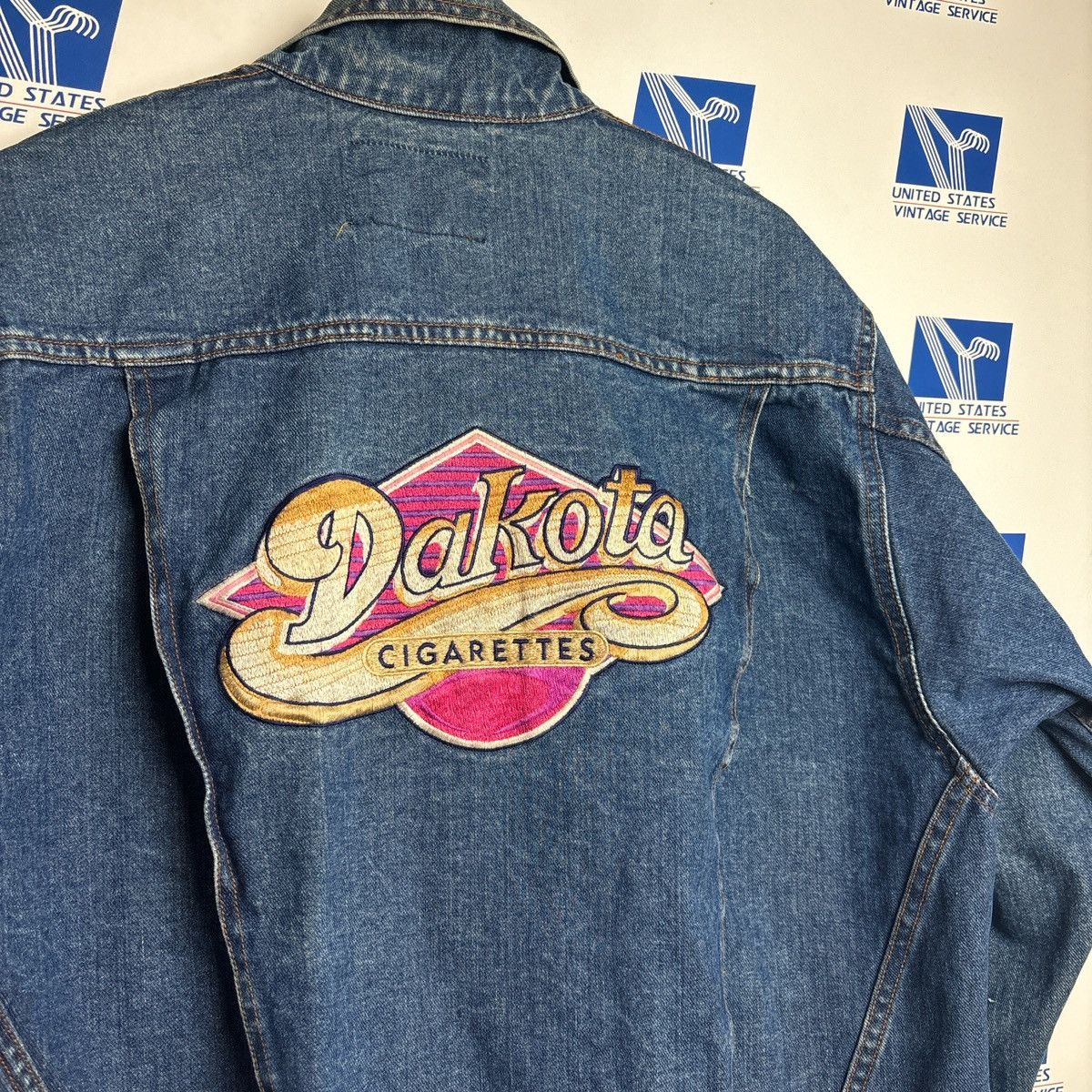 Vintage Vintage 90’s Dakota Cigarettes Denim Jacket | Grailed