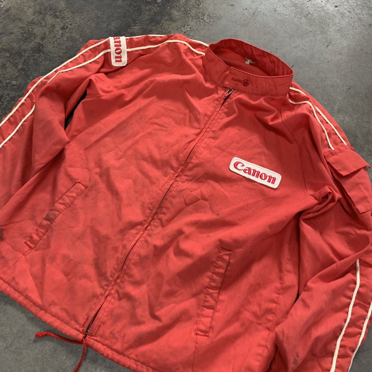 Canon × Vintage True Vintage 80s Canon Pro Gear Tactical Windbreaker ...