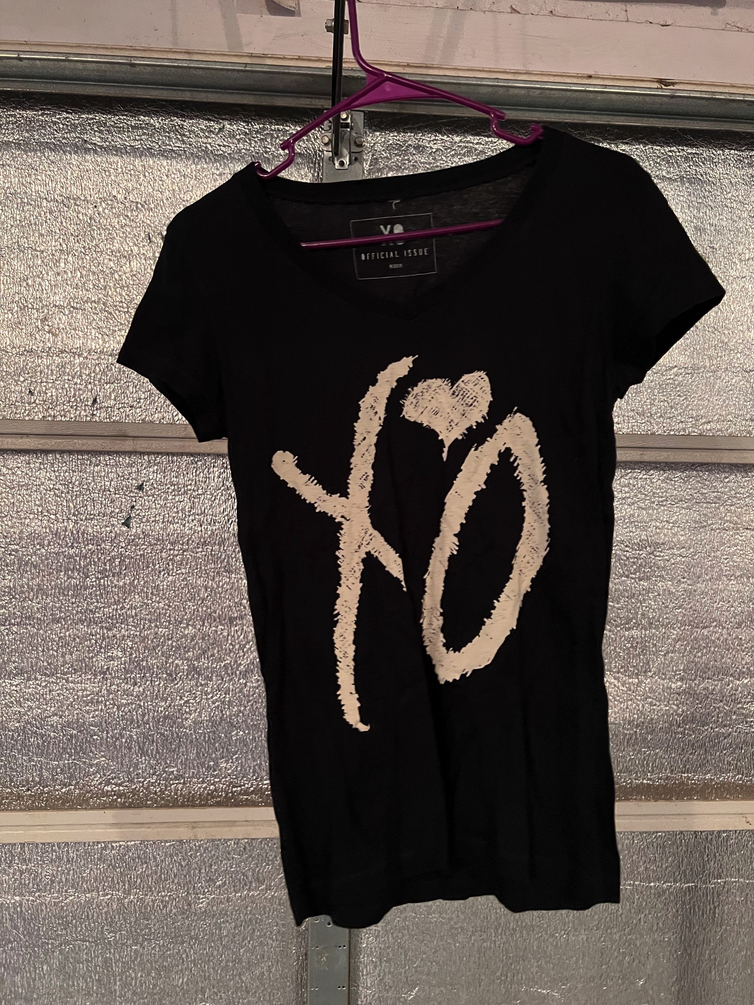 The Weeknd × XO The Weeknd official issue XO Black XO Women's tee Size ...