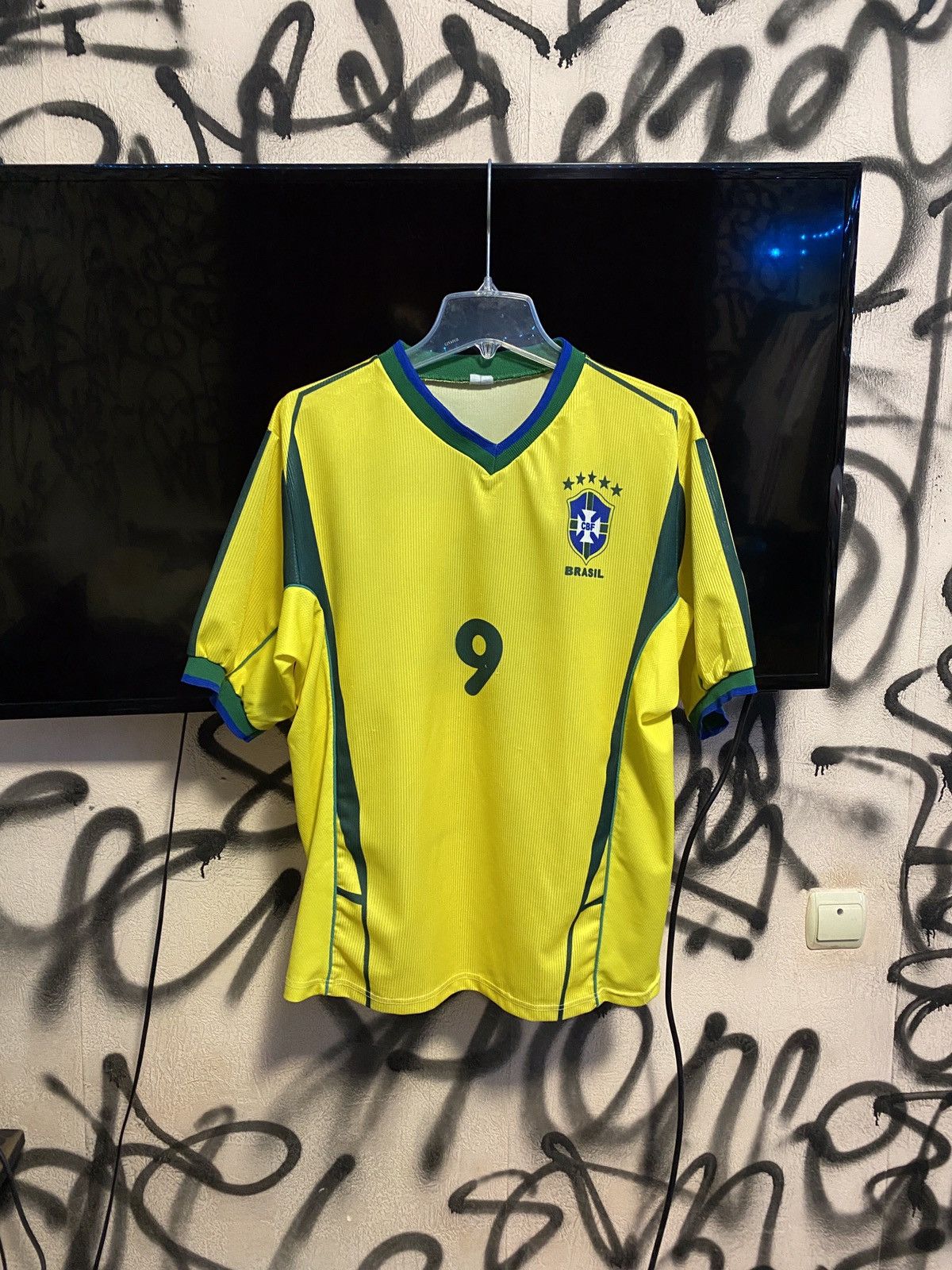 Jersey × Soccer Jersey × Vintage Vintage Brasil 90s Ronaldo Soccer ...