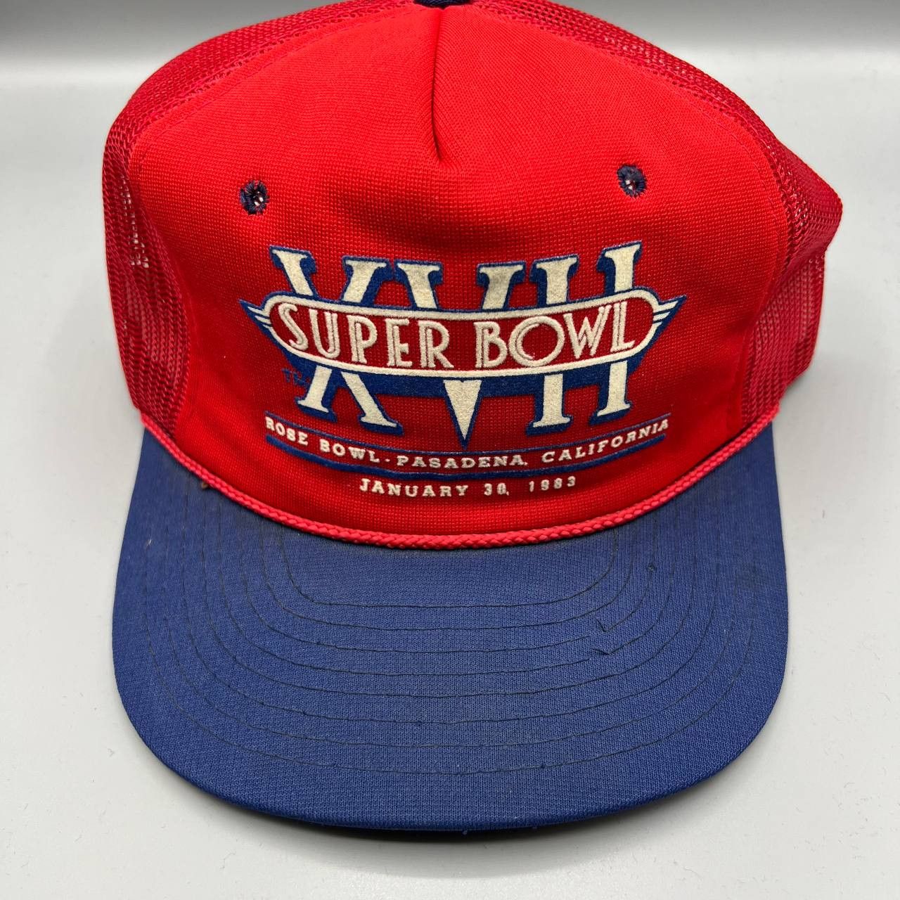 NFL Vintage NFL Super Bowl XVII Trucker Hat Youngan Snap back | Grailed