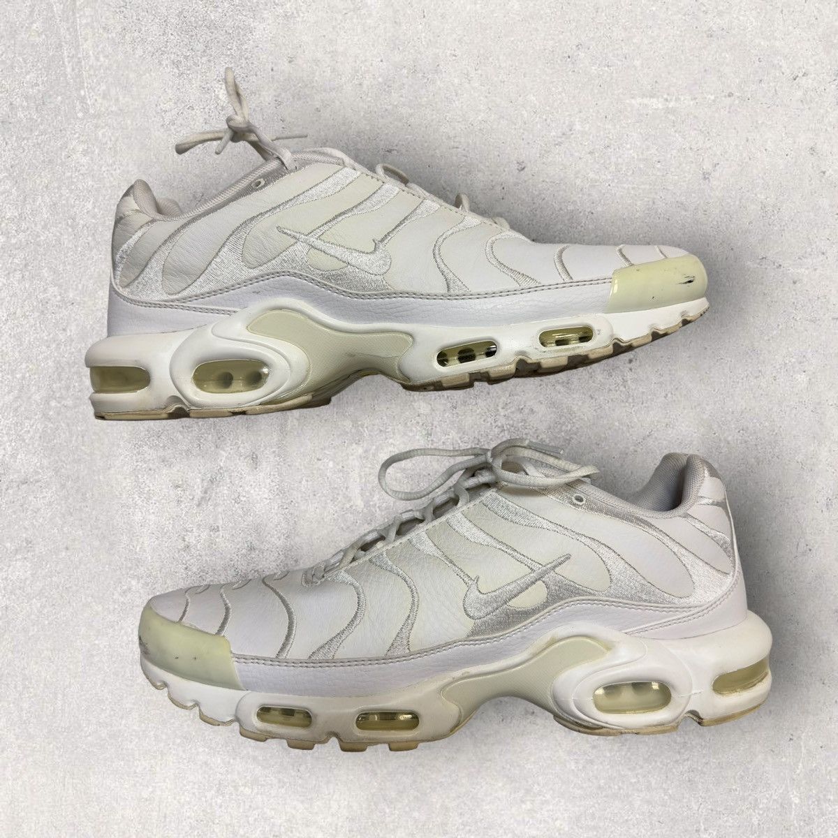 Nike Air Max Plus TN “Triple White” 2018 | Grailed