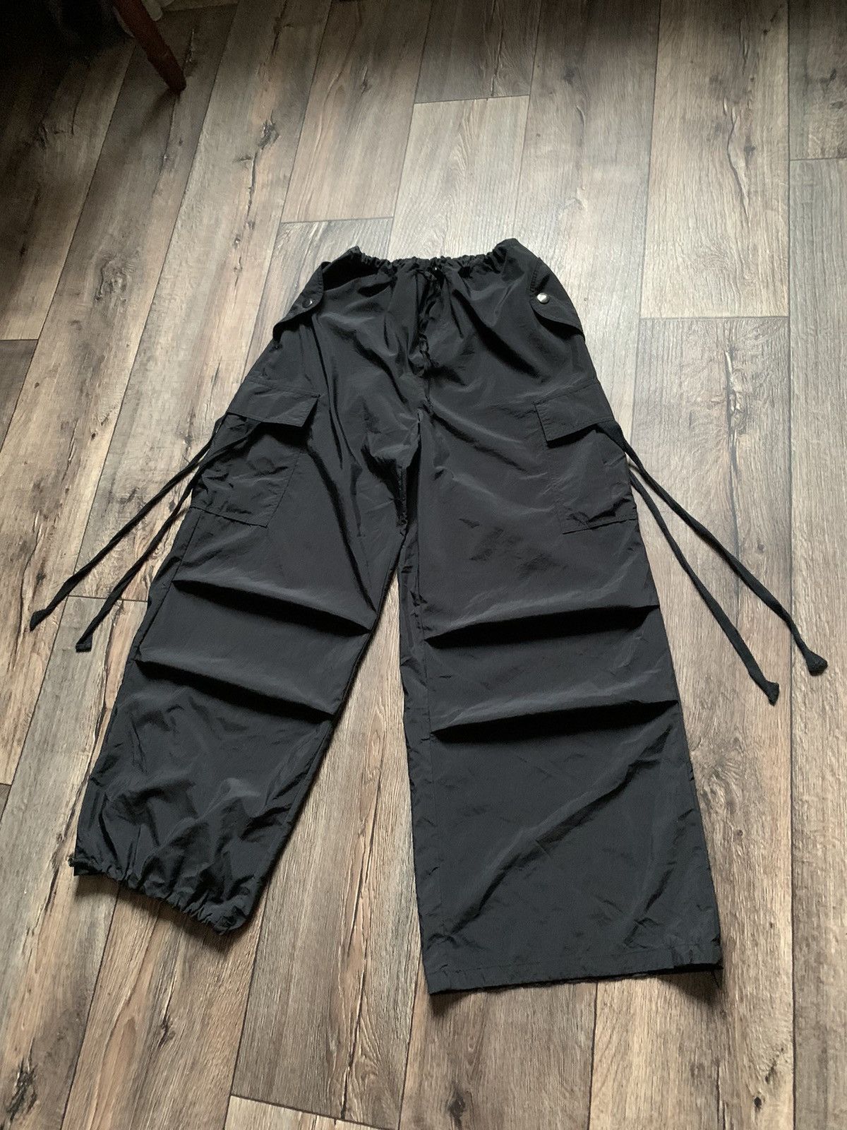 Designer Rare Parachute Nylon Cargo Pants Japanese Style | Grailed