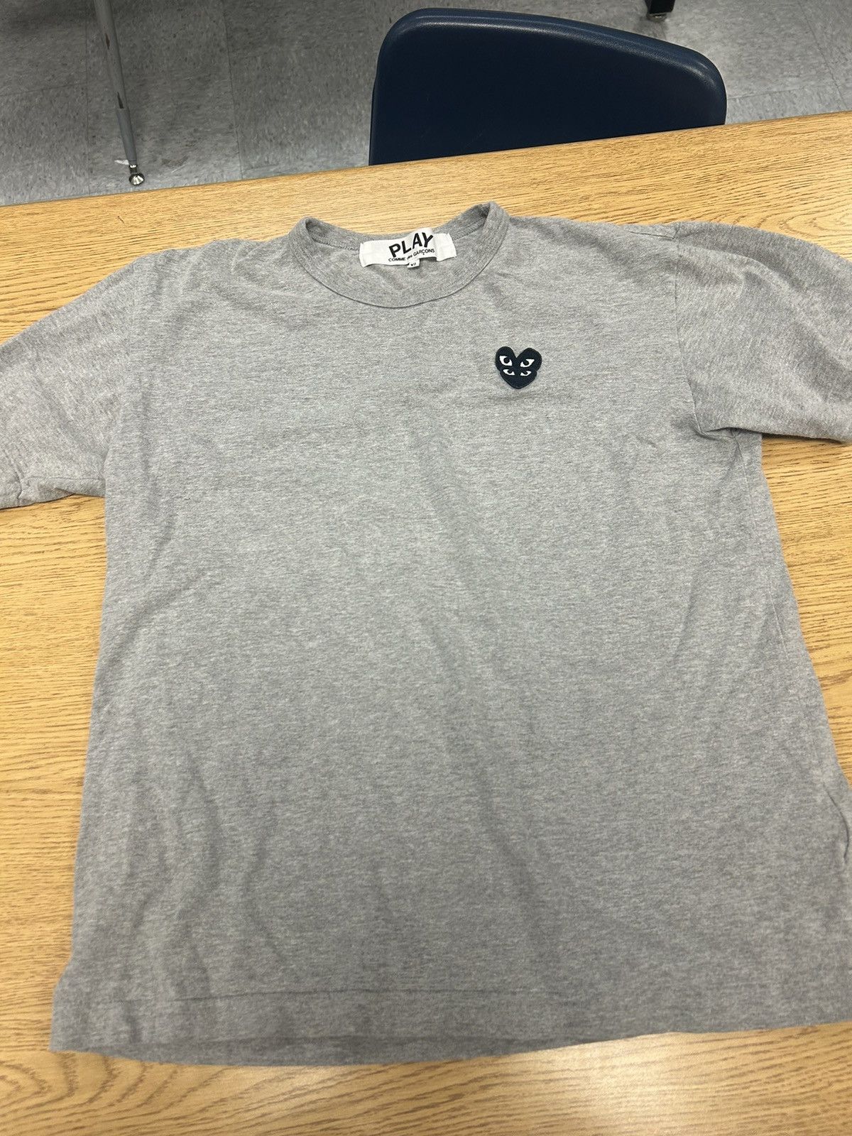 Comme des Garcons Cdg grey double heart | Grailed