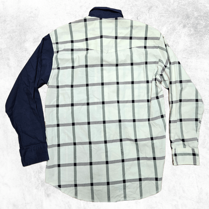 Wrangler 90s Wrangler Aztec Button Up Shirt XLong Tails 16.5 Large ...