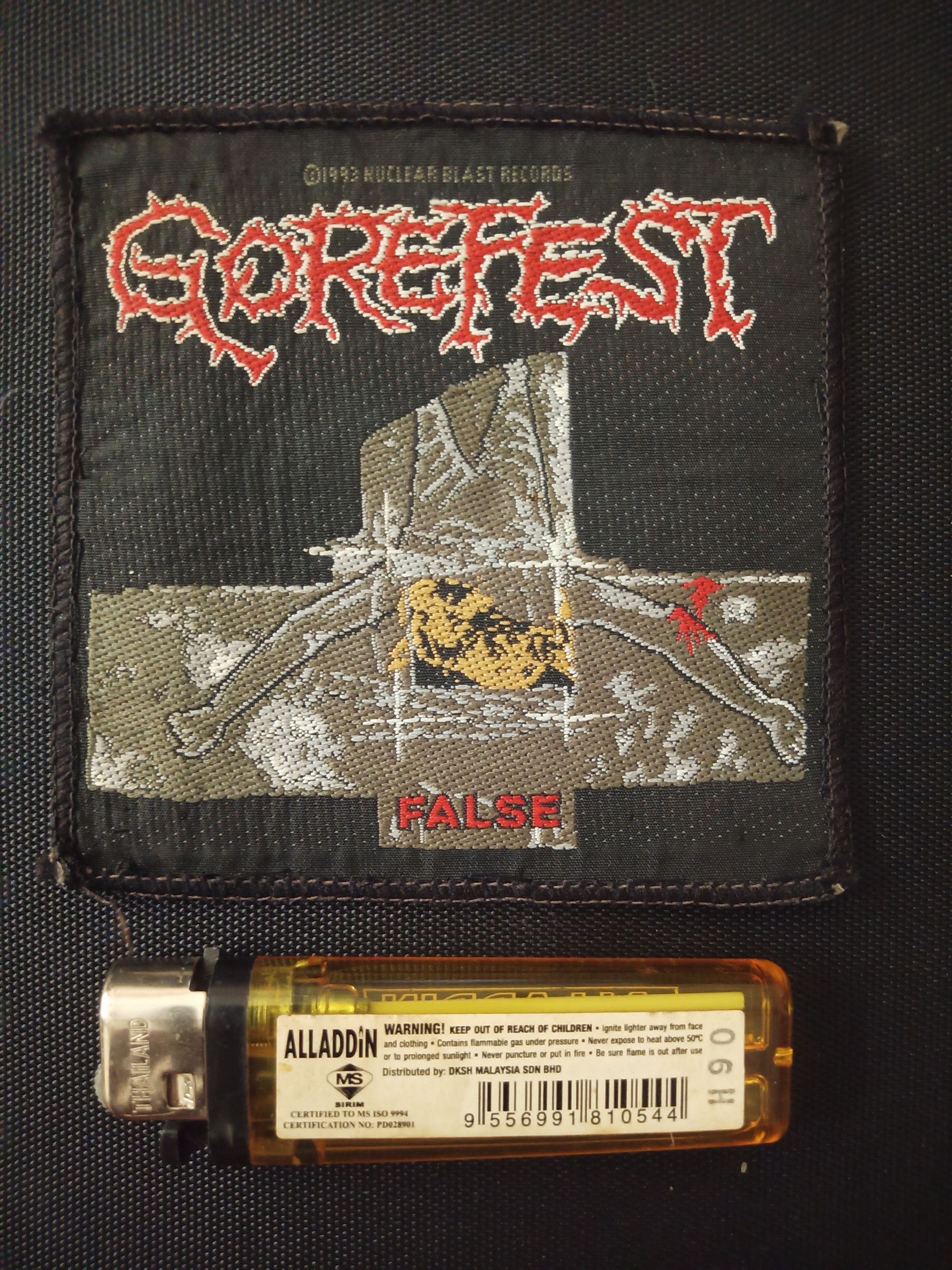 Vintage Gorefest false patch | Grailed