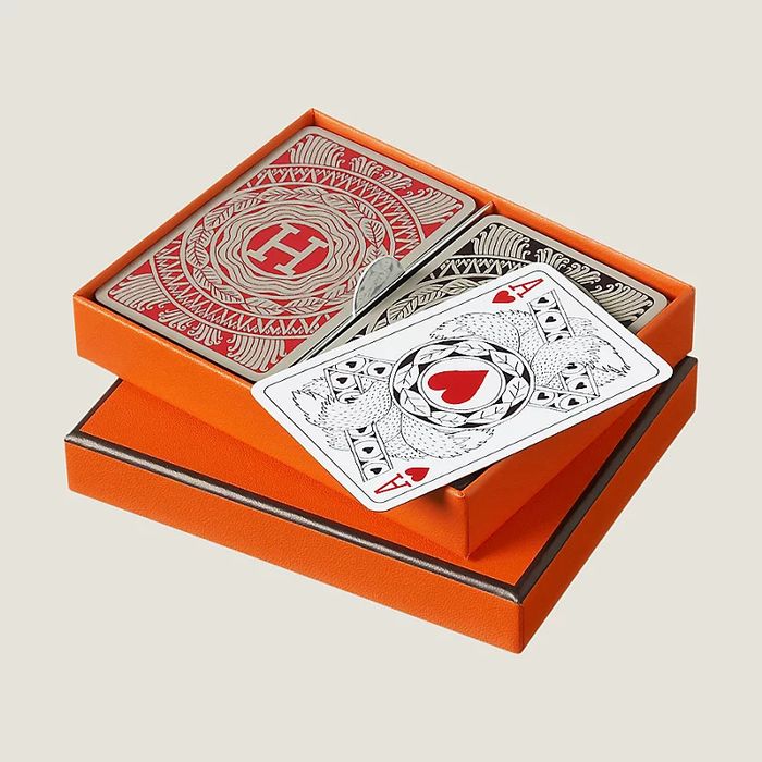 Hermes HERMES Set of 2 decks of bridge playing cards H400135M 01 | Grailed